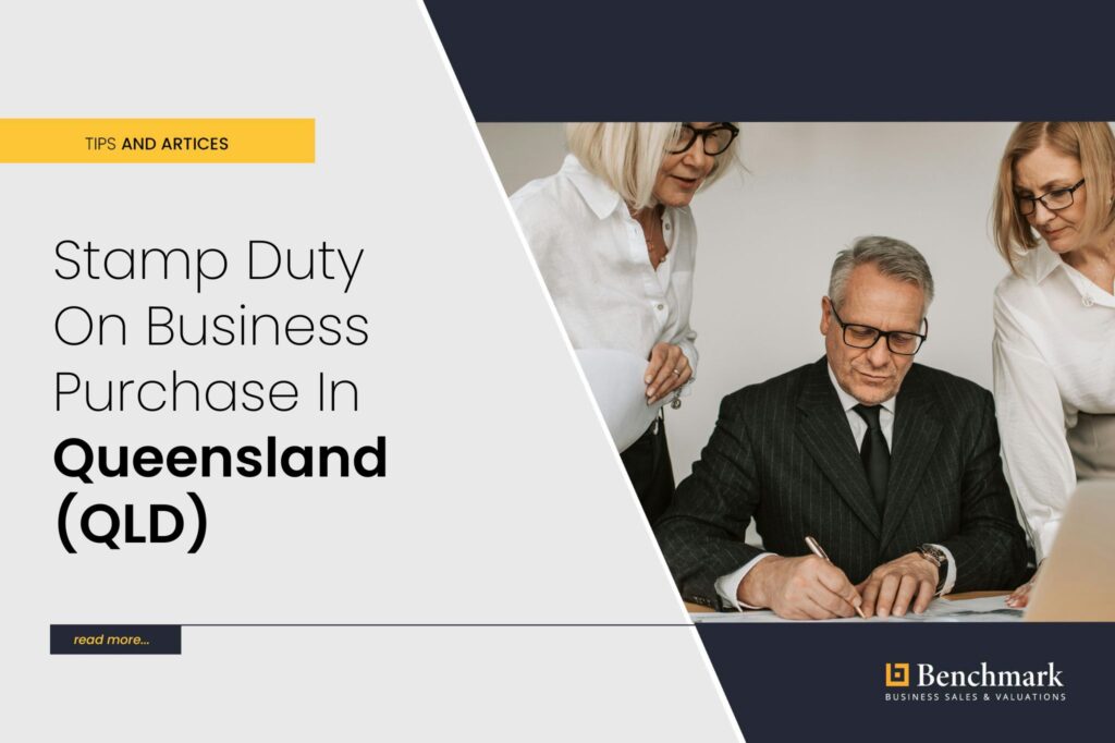 Stamp Duty On Business Purchase In Queensland (QLD)